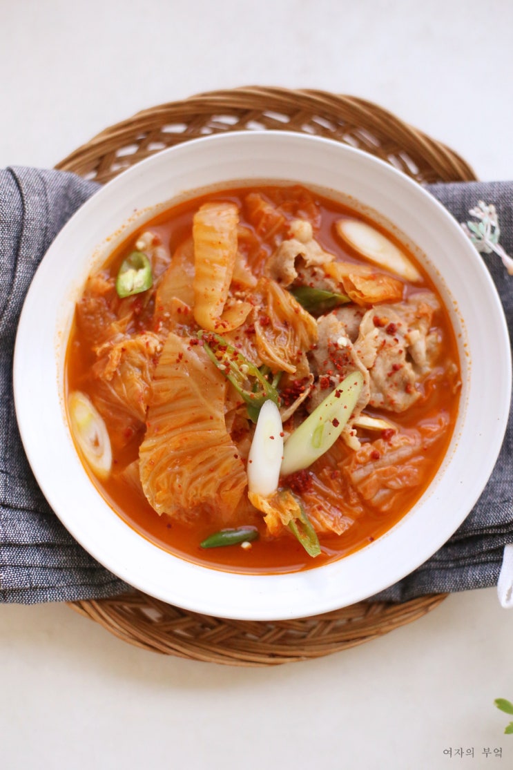 백종원 김치찌개 맛있게 끓이는법 돼지고기김치찌개 레시피 대패삼겹살 김치찌개 끓이는법 네이버 블로그