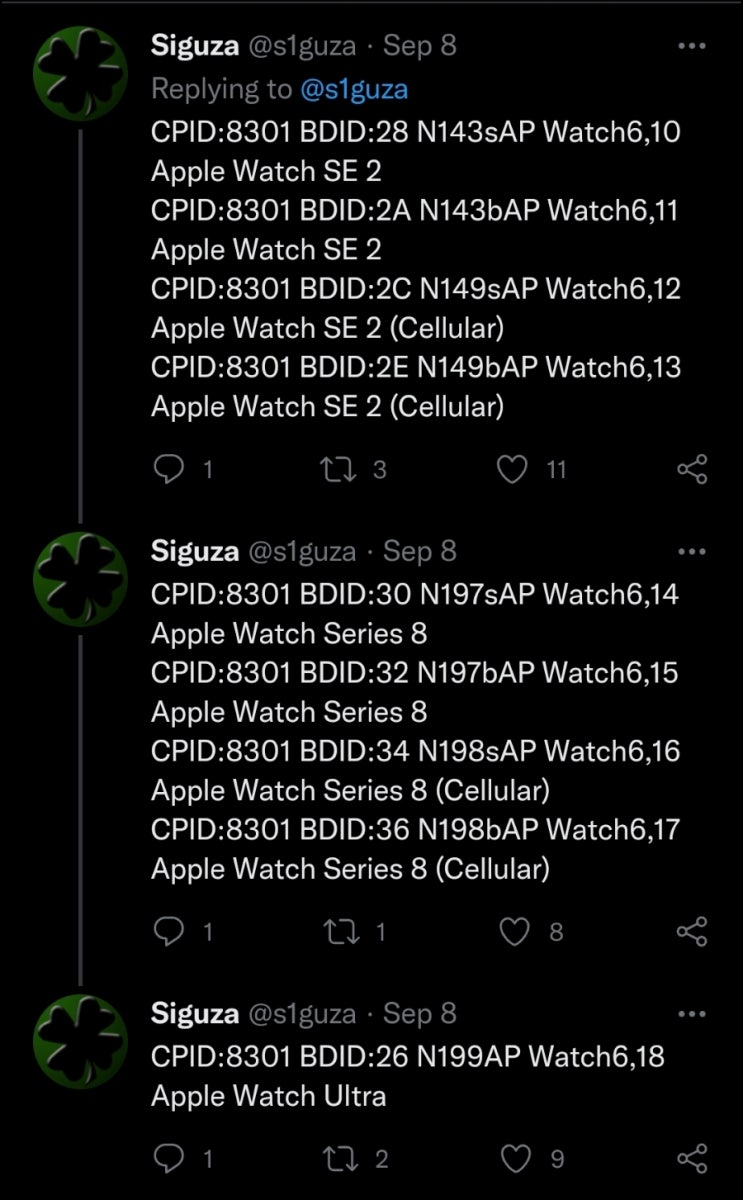 애플 워치 울트라, S8 칩은 S7/S6 칩과 같은 CPU를 탑재 확인 : 네이버 블로그