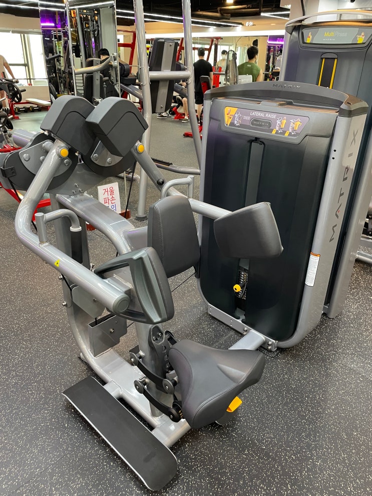 춘천 헬스 PT 전문 휘트니스플러스 - MATRIX Lateral Raise 머신 (레터럴레이즈,사레레,사이즈레터럴레이즈 ...