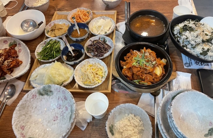 인사동 맛집 정선할매곤드레밥 2호점 정갈한 한정식 점심 추천 곤드레밥정식•게장제육 양념게장 네이버 블로그