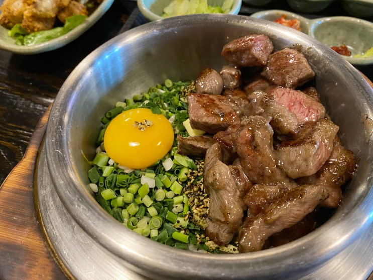 용인 보정 한식 보정동 카페거리 스테이크 덮밥 맛집 솔솥 네이버 블로그