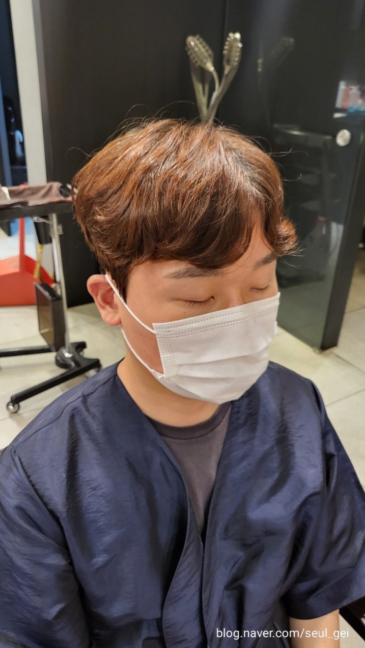 서울독산동미용실 이철헤어커커금천구청롯데캐슬점 남자애즈펌 전후 비교 네이버 블로그