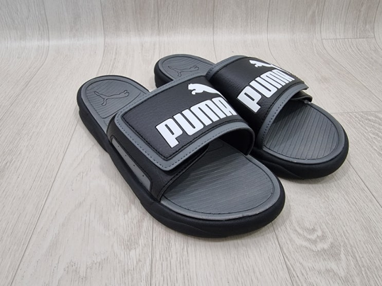 싸카닷컴 푸마 슬리퍼 아들 선물 구매. 벨크로 슬리퍼 로얄캣 컴포트(37228001) 편하게 신을 듯!! : 네이버 블로그