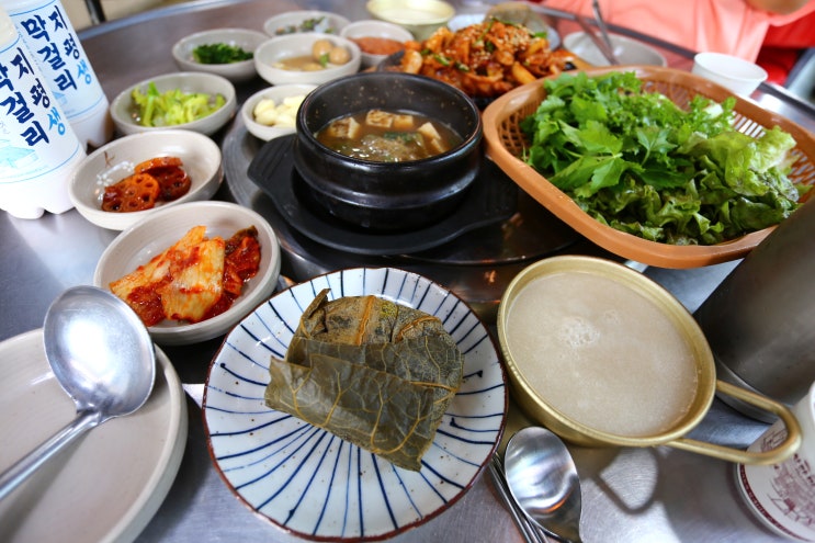 양수리 전통시장 맛집 연잎밥이 일품있었던 청목장어 네이버 블로그