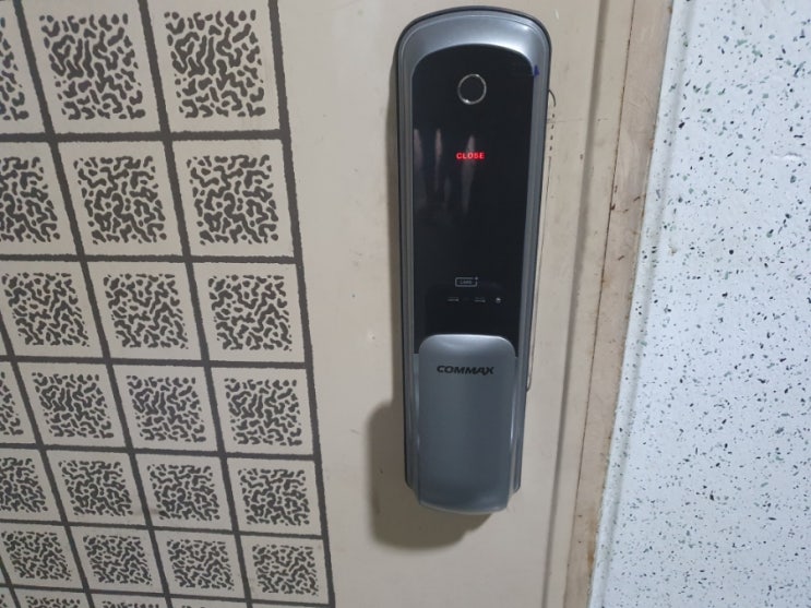 도어락 교체, 무타공 COMMAX CDL-615P : 네이버 블로그