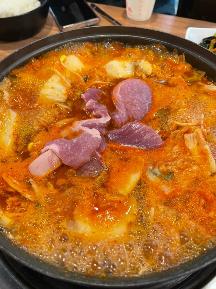 구월동 점심 맛집 생고기를 눈앞에 인증하는 김치찌개 맛집 탕가네 생고기 김치찌개 네이버 블로그