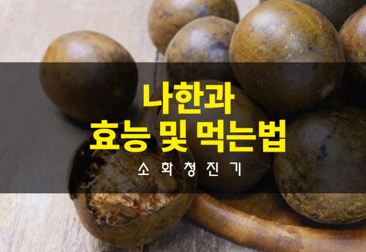 나한과 효능 및 먹는법 그리고 주의사항 : 네이버 블로그