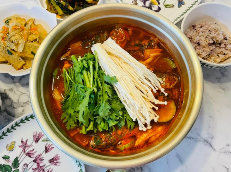 말린 조기 생선요리 알토란 레시피 칼칼한 조기찌개 만드는 법 네이버 블로그