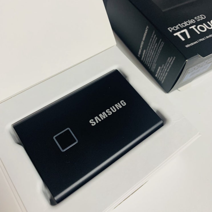삼성전자 외장하드, 삼성 외장 SSD T7 터치 언박싱 : 네이버 블로그