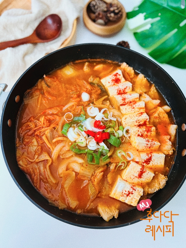 백종원 김치찌개 맛있게 끓이는법 삼겹살 돼지고기 김치찌개 레시피 식당처럼 네이버 블로그