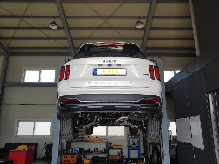 자동차 하체튜닝의 필수 아이템 RM KIT 프레임인서트 작업 쏘렌토TM 하이브리드 : 네이버 블로그