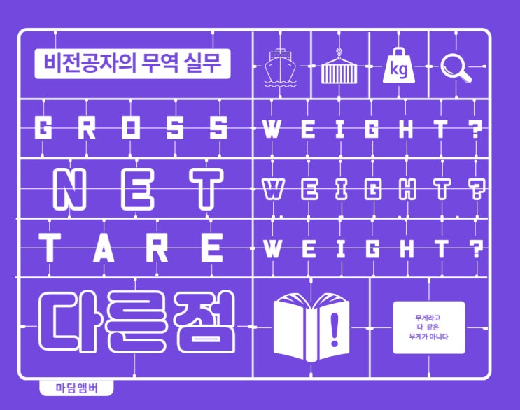 Gross Weight, Tare Weight, Net Weight 차이점 제대로 알기! (예시는 덤) : 네이버 블로그