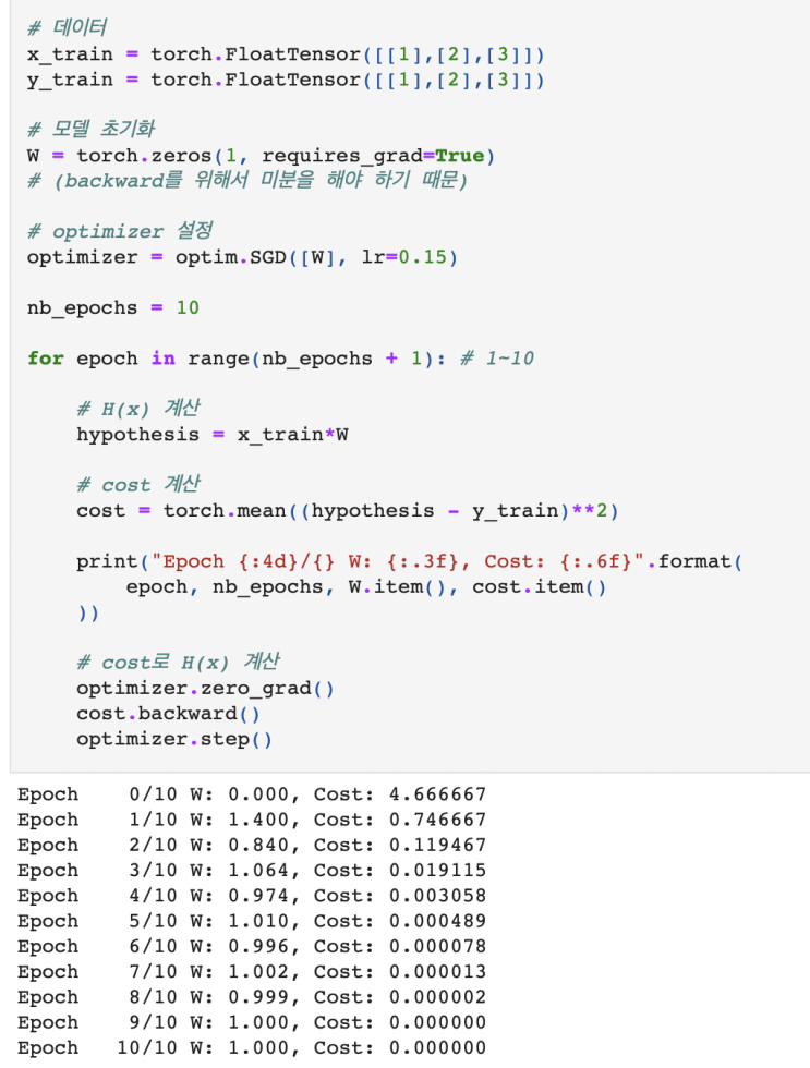 [Pytorch 딥러닝] 3. MSE : 네이버 블로그
