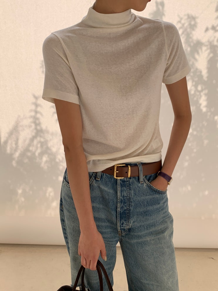 2ND REORDER - Yullia half tencel T : 네이버 블로그