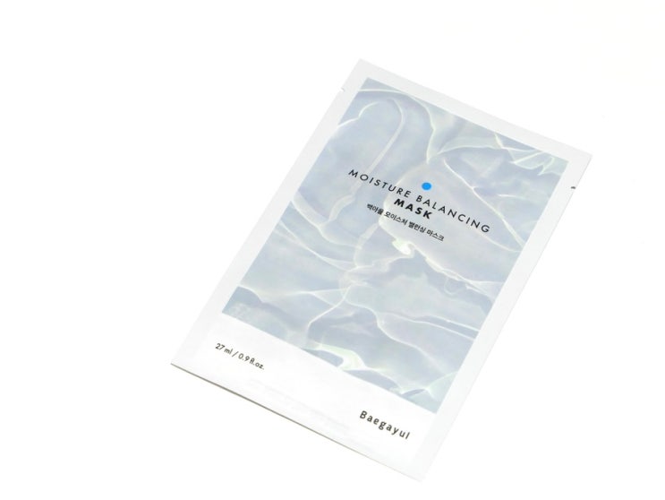백아율 모이스처 밸런싱 마스크팩 촉촉함이 다른 고밀착 시트 네이버 블로그