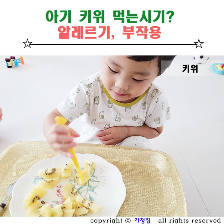 돌아기 키위 먹는 시기 알레르기 부작용 네이버 블로그