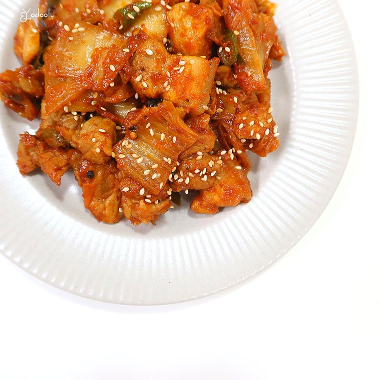 삼겹살 요리 수육용 돼지고기를 활용한 돼지고기김치볶음 레시피간단 김치제육볶음 만들기 네이버 블로그