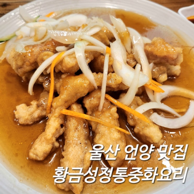 울산 언양 맛집 짜장면 탕수육 최고 황금성정통중화요리 : 네이버 블로그