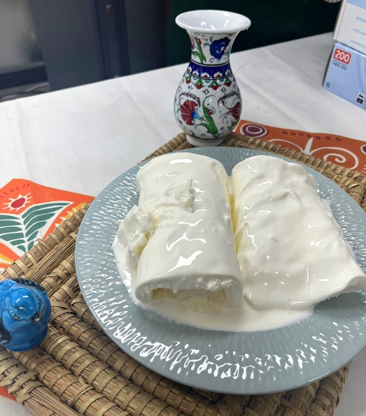 터키이스탄불문화원 카이막만들기체험 천상의 맛 네이버 블로그