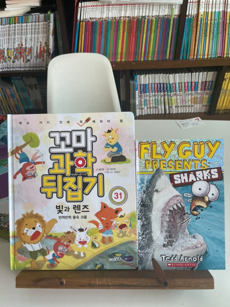 [아침독서] 꼬마과학뒤집기로 빛의굴절 알아보기, 플라이가이로 단어 맞추기 : 네이버 블로그