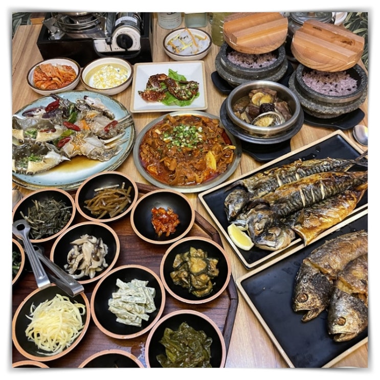 송파구 맛집 데이트 코스로 좋은 한정식 식당 명인밥상가락시장 점심 명소 네이버 블로그