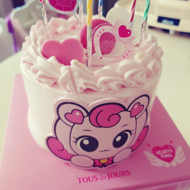 6세 여아 생일을 위한 뚜레쥬르 티니핑케이크 : 네이버 블로그