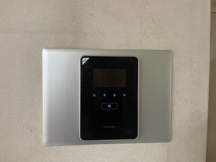 의정부 장암동 장암동아아파트 삼성 비디오폰 SHT-3625AMK 교체 설치 : 네이버 블로그
