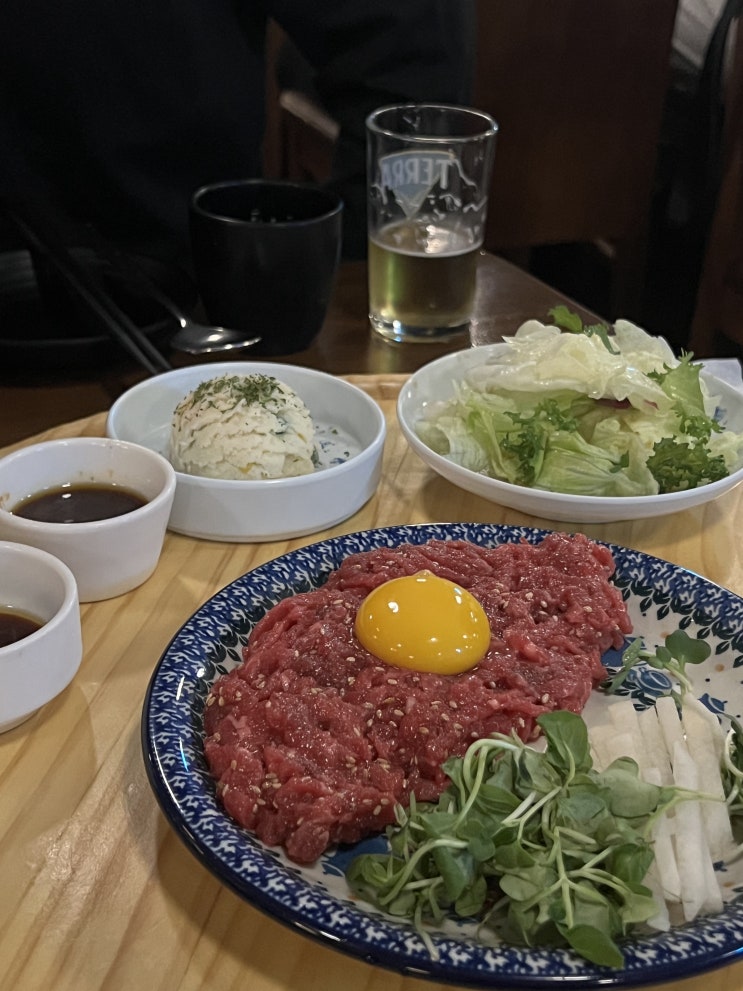 강남 육회 무한리필 가능한 곳 너무한 육회연어 네이버 블로그