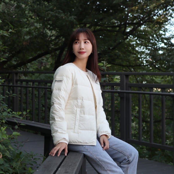 디스커버리 여성 경량패딩 픽토르 튜브 구스다운 추천하는 가벼움 네이버 블로그