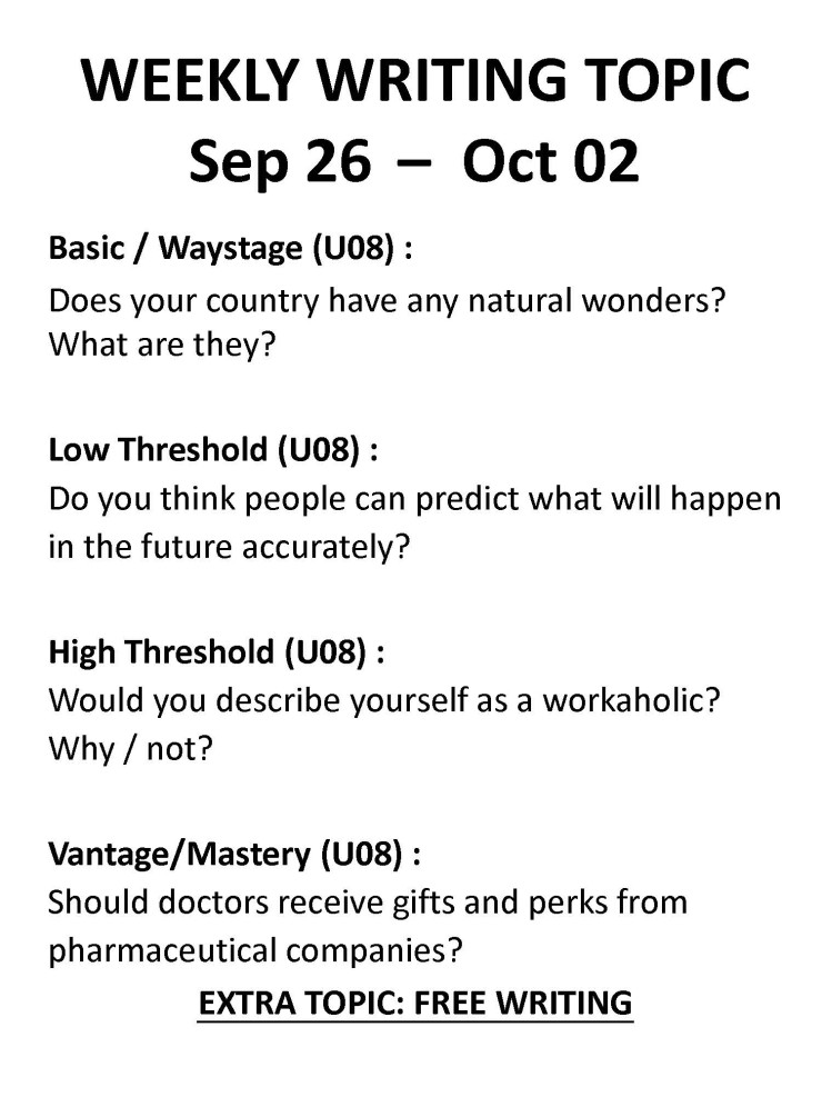 Weekly writing 9/26 - 10/02 : 네이버 블로그