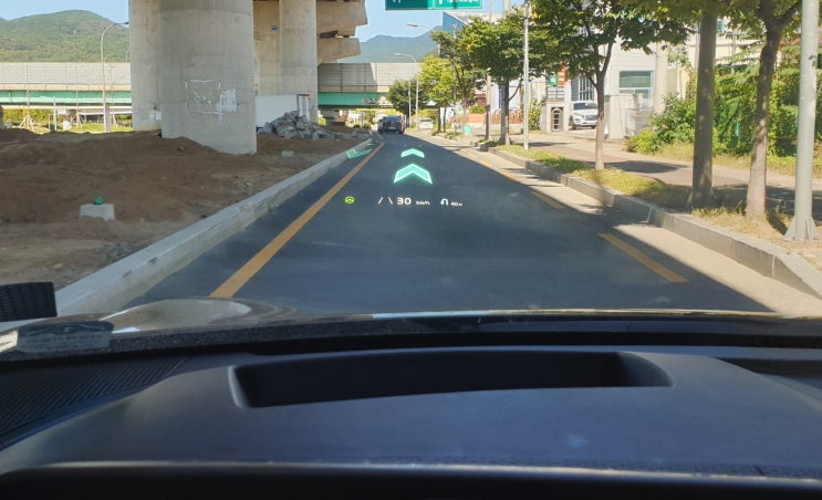 EV6 택시의 순정 HUD 헤드업디스플레이 인스톨 : 네이버 블로그