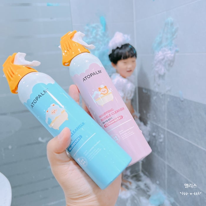 어린이바디워시 아토팜 버블클렌저 거품 목욕놀이 꿀잼 네이버 블로그