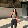 요즘패션 설현 인스타그램 블랙 숄더백 프린트 탑 설현몸매 돋보여 네이버 블로그