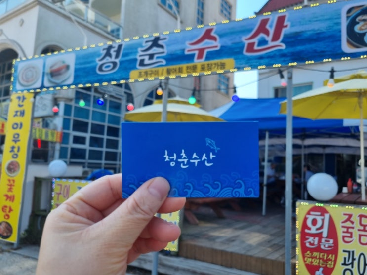 당진 왜목마을 맛집 왜목마을 가성비 좋은 횟집인 청춘수산에서 점심특선 먹고 왔어요 네이버 블로그