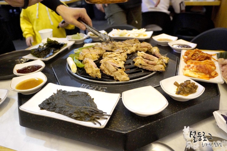 상남동 회식장소 숯불닭갈비의 참맛 창원 팔각도 네이버 블로그