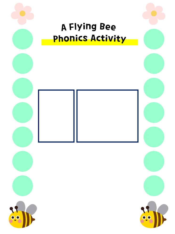 영어단어를 빠르게 인지하여 읽기 자신감을 얻을 수 있는 파닉스 보드게임 CVC A Flying Bee Activity : 네이버 블로그