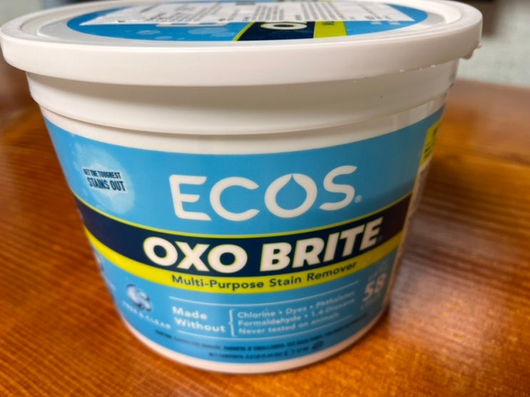 옷 얼룩제거 에코스옥소브라이트🧺🫧🧼 : 네이버 블로그