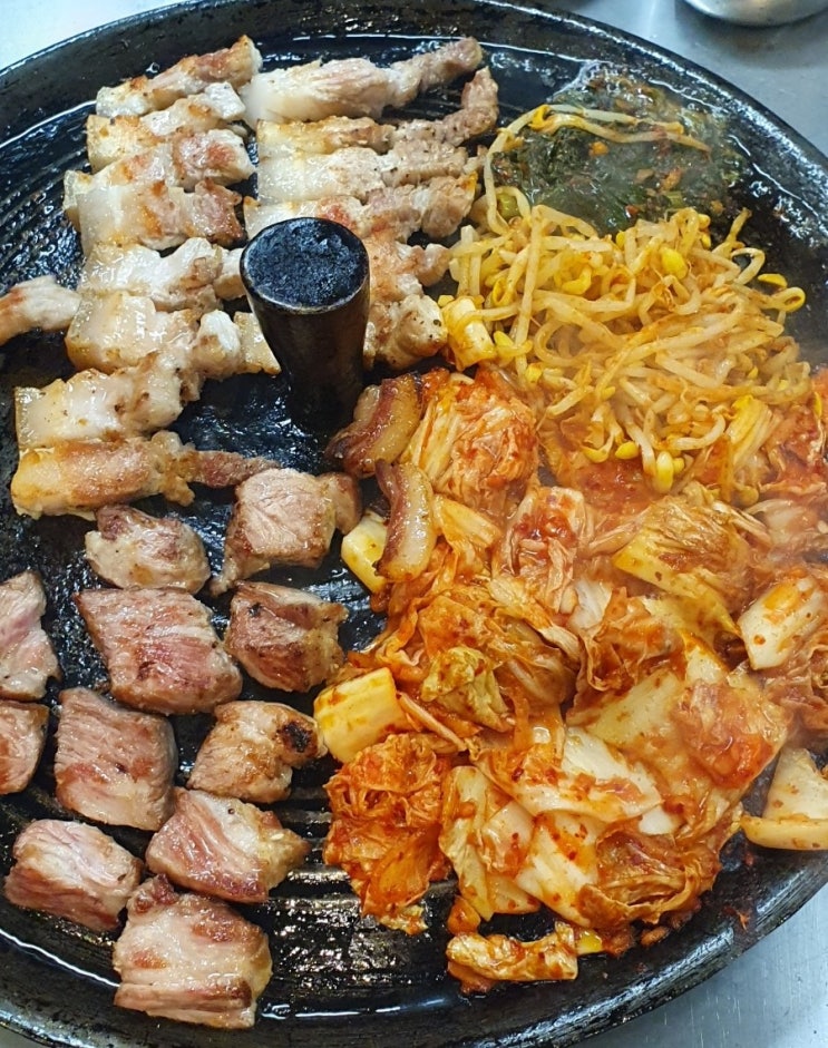 평택 고덕 삼겹살 맛집 찐 강추 솥뚜껑에 구워 먹는 고기는 역시 진리 목구멍 평택점 네이버 블로그