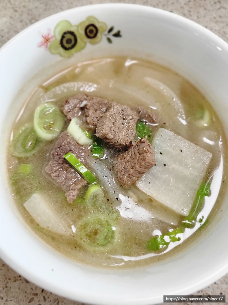 백종원 소고기뭇국 소고기무국 국물요리 소고기요리 무요리 아침국 저녁국 따뜻한 국요리 소고기 양지 사태 불고기감 모두 가능