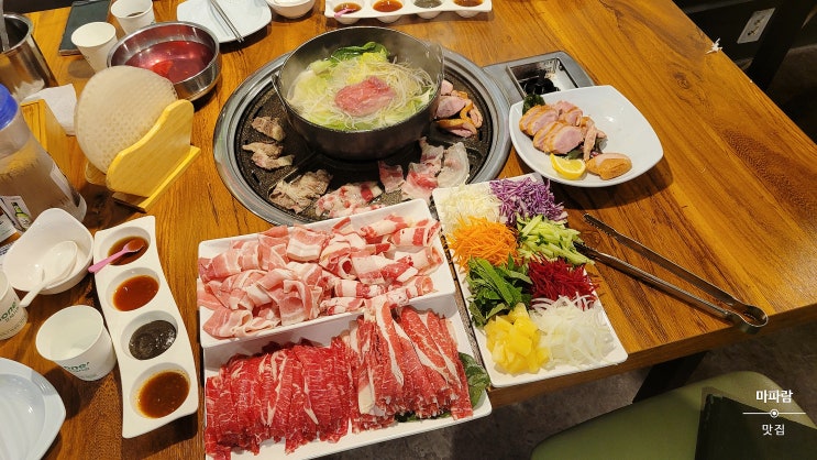 방이동맛집 샤브와 각종 고기를 무한으로 즐길수 있는 잠실 샤브샤브 퀸즈가든 네이버 블로그