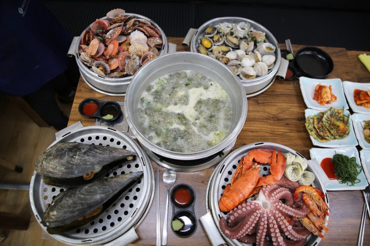 통영 중앙시장 맛집 통영나폴리해물탕 그리고 뚱보할매김밥집 후기 네이버 블로그