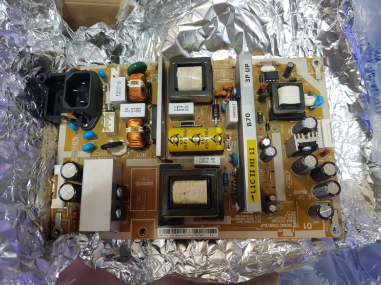 [LN32C450 수리]삼성 LN32C450 파워보드 인천에서 택배입고[파워보드 수리]BN44-00338B : 네이버 블로그