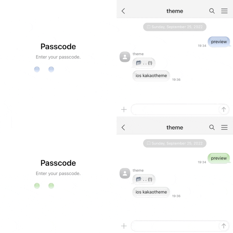 [ios/ktheme] ios.x (6 ver) : 네이버 블로그