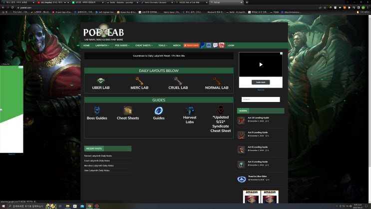 패스오브엑자일 전직 길찾기 : 네이버 블로그