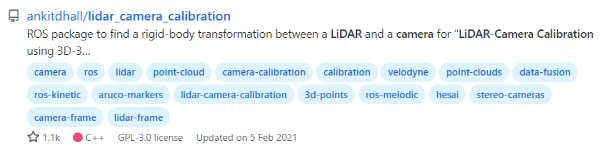 [Calibration #3] Camera-LiDAR Calibration - 'heethesh package' : 네이버 블로그