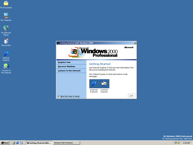 Microsoft Windows XP (Codename Whistler) 5.0.2202.1 Pre-Beta : 네이버 블로그