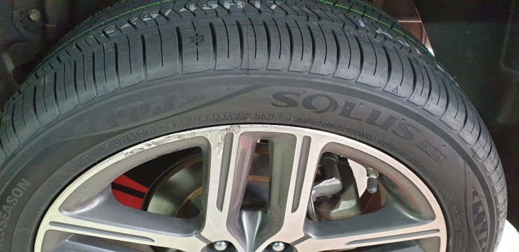 영등포 기아 K3 17인치 금호 올웨더타이어 솔루스 TA51_ 225/45R17 타이어프로 문래점 고속휠밸런스 : 네이버 블로그