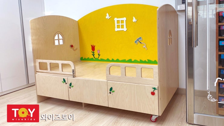 어린이집 유치원 양호실침대 자작나무 간이침대 네이버 블로그