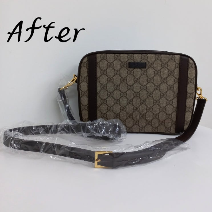 서울 인천 안양 수원 성남 동탄 택배 전주 혁신 명품 가방 수선 리폼 Gucci 구찌 쇼퍼백을 카메라 백으로 리폼하기