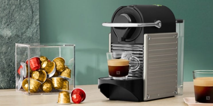 리뷰 / 커피 마시기와 청소 및 관리가 편한 네스프레소 픽시 캡슐 커피머신 C61 (홈카페, 처음 사용법, 다양한 캡슐 ...